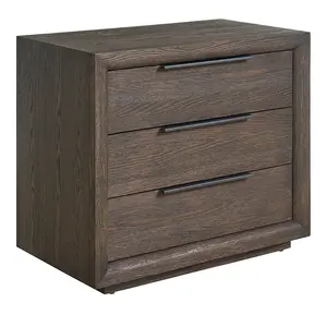 UNIVERSAL Sable Plinth Nightstand - Dark Brown