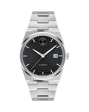 Movado Quest Watch, 39mm - Black/silver