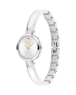 Movado Moda Watch, 24mm - Silver/silver
