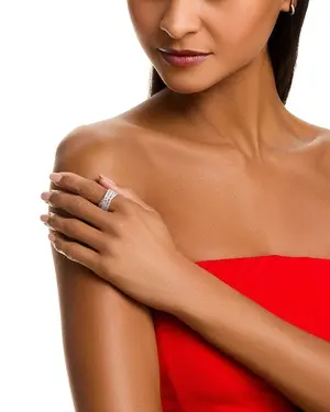 Bloomingdale'S 14k Gold Diamond Crossover Statement Ring, 1.5 Tcw