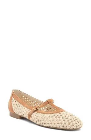 Paul Green Anabele Mary Jane Flat - Diva Royal Natural Nubuck