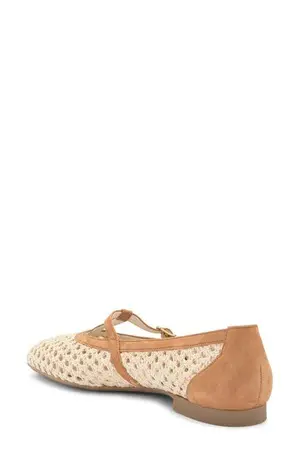 Paul Green Anabele Mary Jane Flat - Diva Royal Natural Nubuck