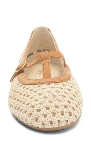 Paul Green Anabele Mary Jane Flat - Diva Royal Natural Nubuck