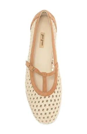 Paul Green Anabele Mary Jane Flat - Diva Royal Natural Nubuck
