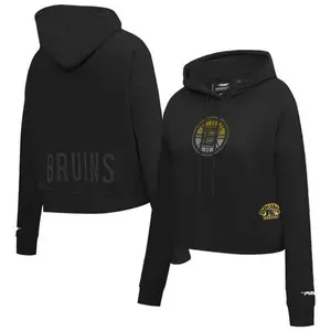 PRO STANDARD Boston Bruins Jewels Cropped Pullover Hoodie