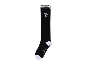 A BATHING APE College Loose Socks - Black