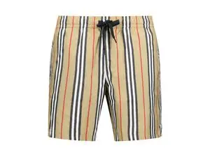 Burberry Striped Shorts For Men