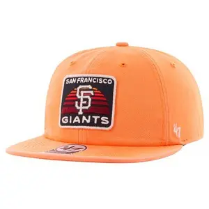'47 San Francisco Giants Cypress Captain Snapback Hat - Orange