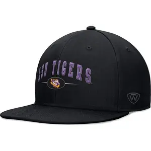 Top Of The World Lsu Tigers Bullpen Snapback Hat - Black