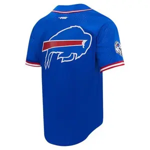 PRO STANDARD Josh Allen Buffalo Bills Mesh Button-up Baseball Jersey