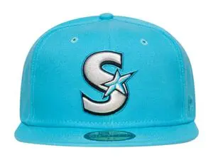 New Era Scarborough Shooting Stars 59fifty Fitted Hat - Vice Blue