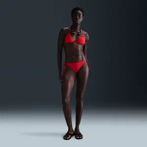 Nike Terry Texture Triangle Bikini Top - Red