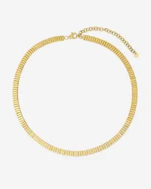 ring concierge - Ring Concierge Ribbed Diamond Chain Necklace