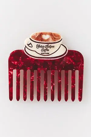 SOLAR ECLIPSE Handpated Pocket Comb Coffee