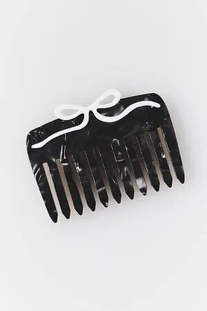 SOLAR ECLIPSE Handpated Pocket Comb French Bow