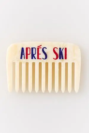 SOLAR ECLIPSE Handpated Pocket Comb - Ivory Pattern