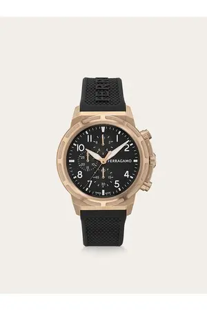 FERRAGAMO Sport Chrono Watch - Gold