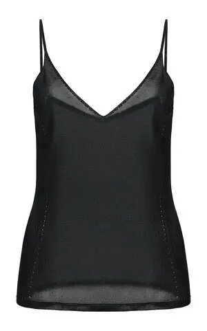 HIGH SPORT Tyler Slinky Knit Camisole - Black