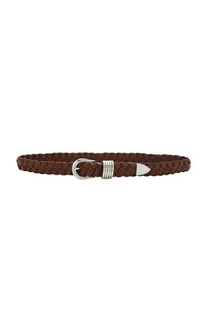 DEHANCHE Hollyhock Braided Leather Belt