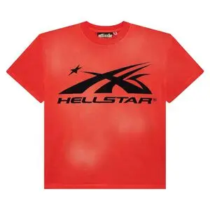 HELLSTAR Sports Logo T-shirt - Red