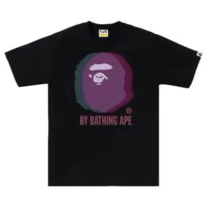 A BATHING APE Glitch Art Bathing Tee - Black