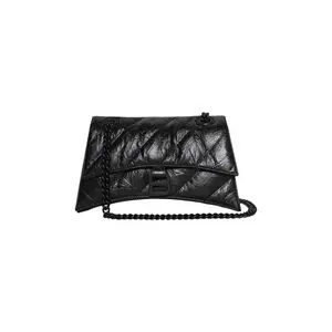 Balenciaga Crush Chain Shoulder Bag - Black