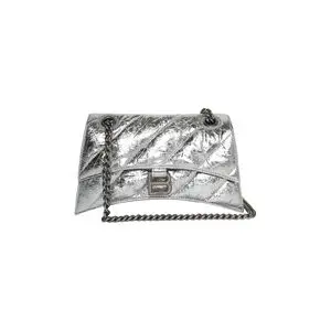 Balenciaga Crush Chain Bag - Silver