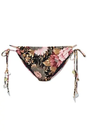 Chloé Chloé Rose-Print Bikini Bottom - Multi