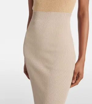 Max Mara High-rise Crêpe Maxi Skirt