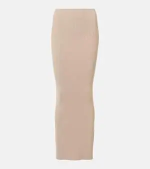 Max Mara Aprile1234 High-rise Maxi Skirt - Beige