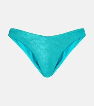 Jade Swim Vera Terry Bikini Bottom - Blue