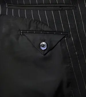 TOM FORD Striped Wool And Silk Lamé Blazer