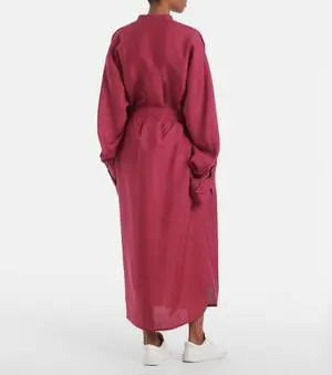 Gabriela Hearst Tilda Belted Linen Tunic