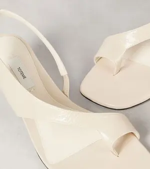 TOTEME Leather Thong Sandals