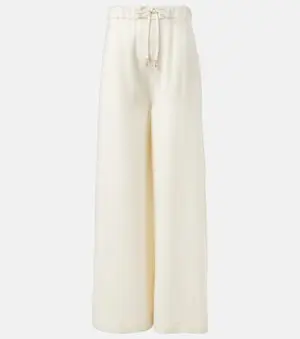 Gabriela Hearst Gelos Wool & Silk Palazzo Pants