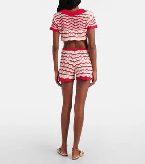 BANANHOT Printed Shorts - Red