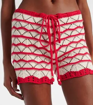 BANANHOT Printed Shorts - Red