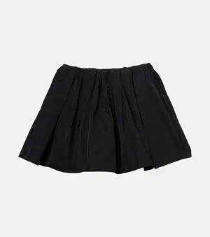 JW Anderson Gathered Taffeta Skort - Black