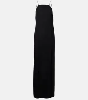 ADRIANA DEGREAS Inamorata Maxi Dress - Black