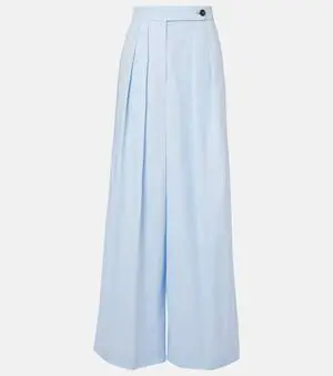 Dries Van Noten Cotton Wide-leg Trousers