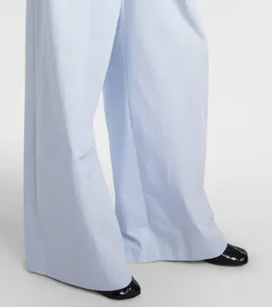 Dries Van Noten Cotton Wide-leg Trousers
