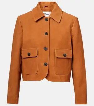 SELF-PORTRAIT Suede Jacket