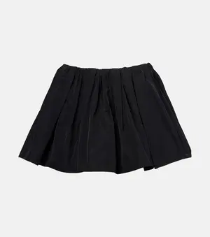 JW Anderson Gathered Taffeta Skort - Black