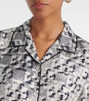 Tory Burch Printed Silk Shirt - Multicoloured