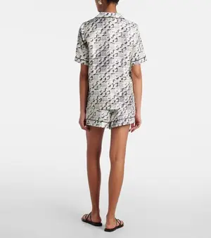 Tory Burch Printed Silk Shirt - Multicoloured