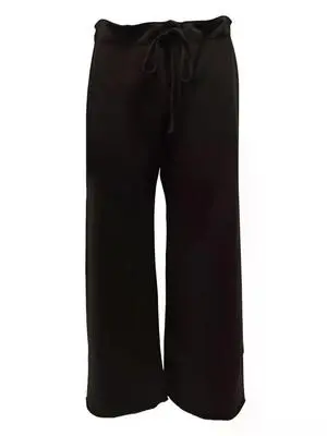 NILI LOTAN Cotton Track Pants - Brown