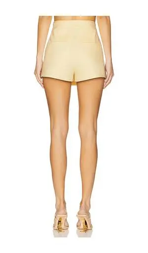 Cult Gaia Lenore Skirt In Lemon