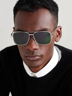 Dior Cd Diamond S9u Square-frame Sunglasses - Silver