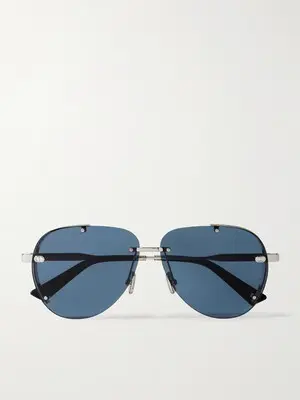 Dior Neodior A1u Aviator Sunglasses - Silver