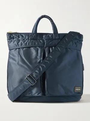PORTER-YOSHIDA & CO Tanker Helmet Tote Bag - Blue